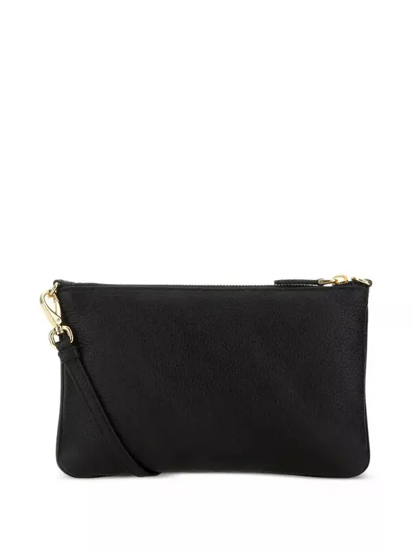 Prada Leather Crossbody Bag With Logo