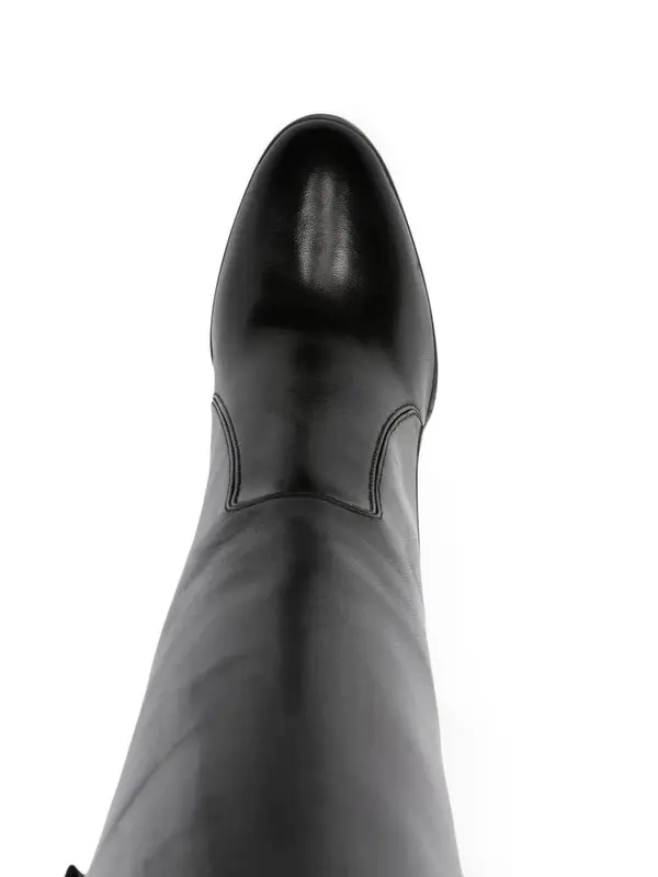 Santoni 95mm Leather Boots