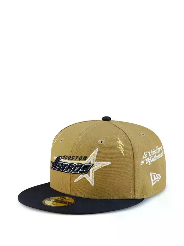 New Era 59fifty Hat With Lightning Bolt Motif - Neutrals