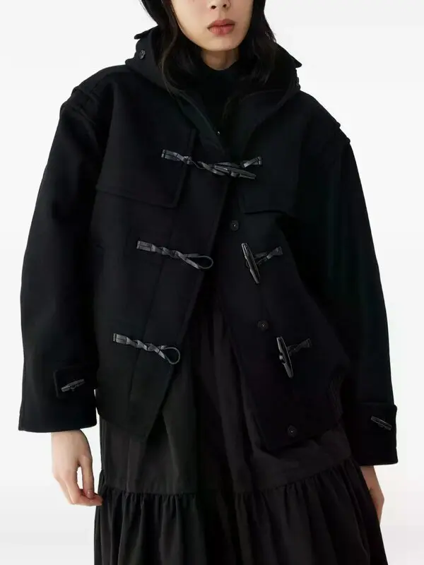 STUDIO TOMBOY Toggle-fastening Hooded Jacket