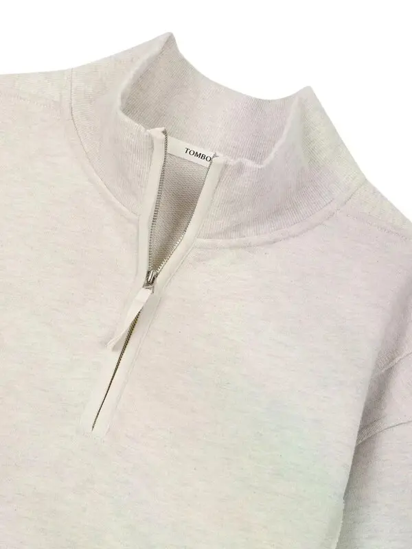 STUDIO TOMBOY Half-zip Sweatshirt