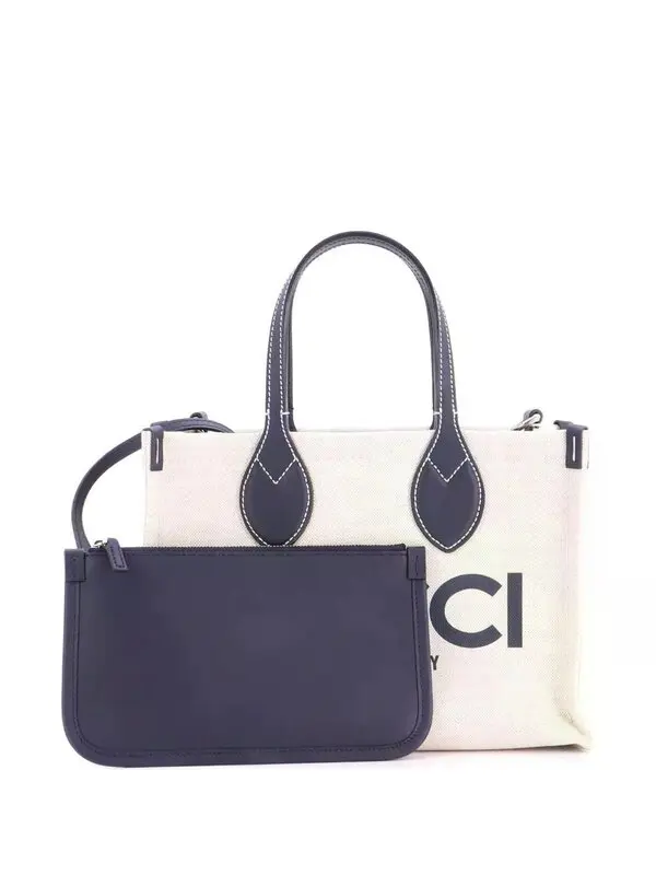 Gucci Logo Shopper Tote Printed Canvas Small Shoulder Bag