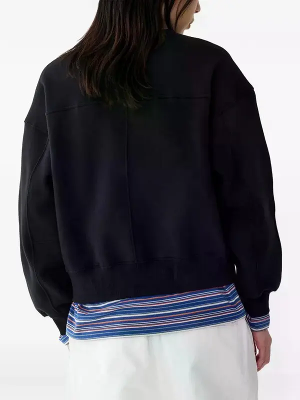 STUDIO TOMBOY Fleece-lined Sweatshirt - Black