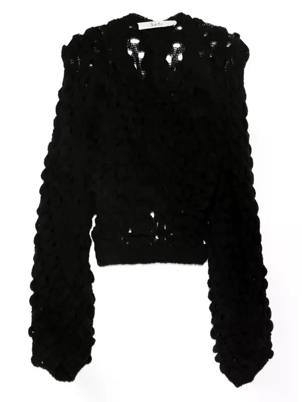 Séfr Luna Open-knit Sweater