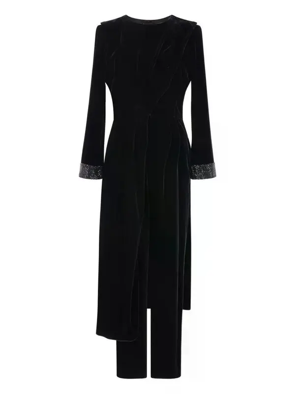 Giorgio Armani Embellished Jumpsuit - Black