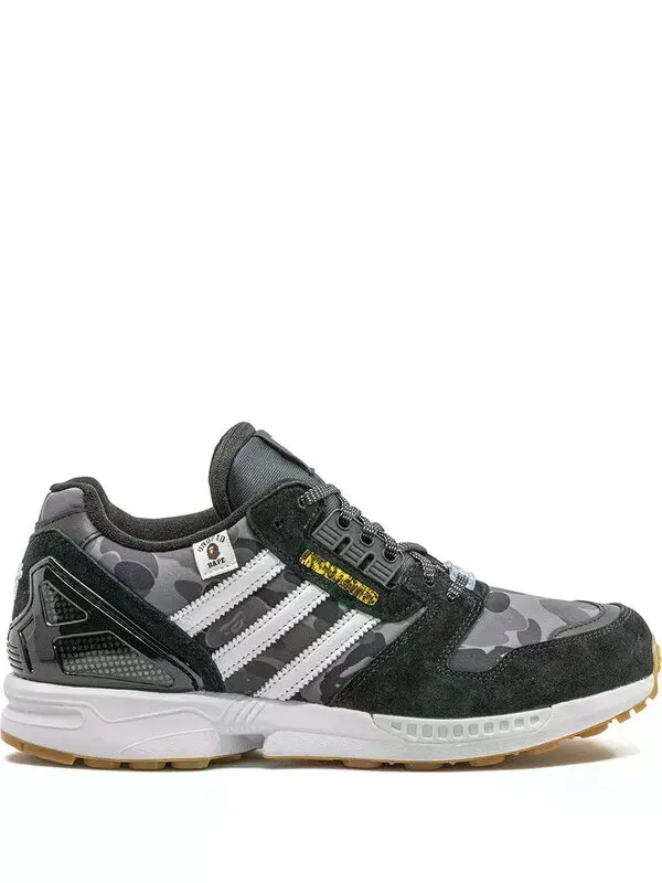Adidas X Bape X Undftd Zx 8000 Sneakers - Black