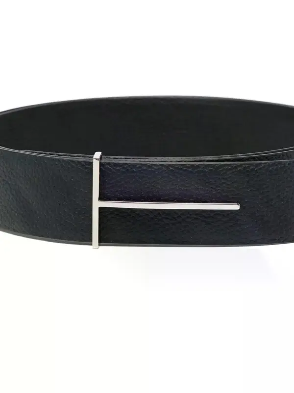 TOM FORD Reversible Leather Belt - Blue