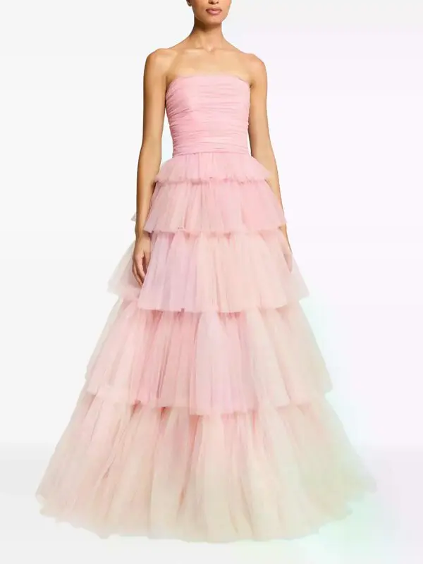 Jenny Packham Adore Tiered Bow Gown