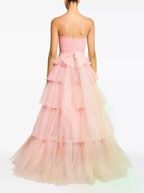 Jenny Packham Adore Tiered Bow Gown
