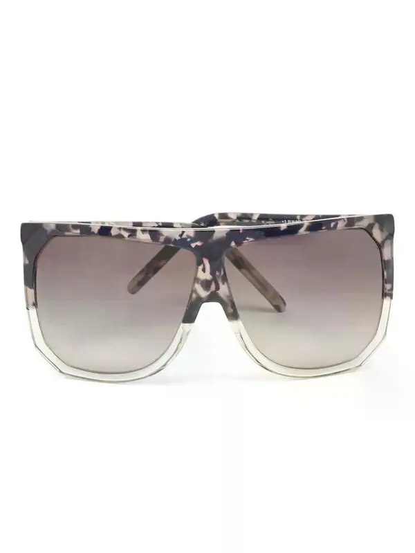 Loewe Tortoiseshell Geometric-frame Sunglasses
