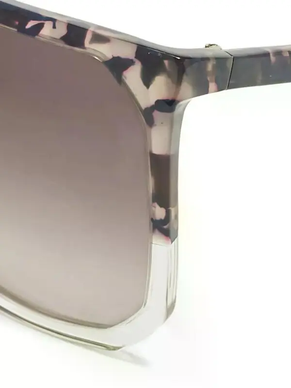 Loewe Tortoiseshell Geometric-frame Sunglasses