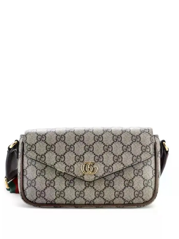 Gucci Ophidia Gg Coated Canvas Mini Shoulder Bag