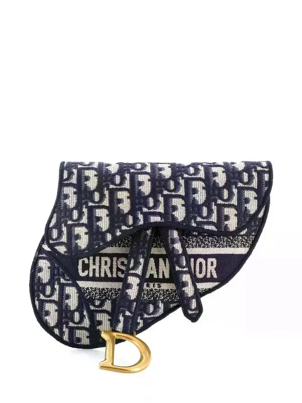 Dior Saddle Oblique Canvas Belt Bag - Blue