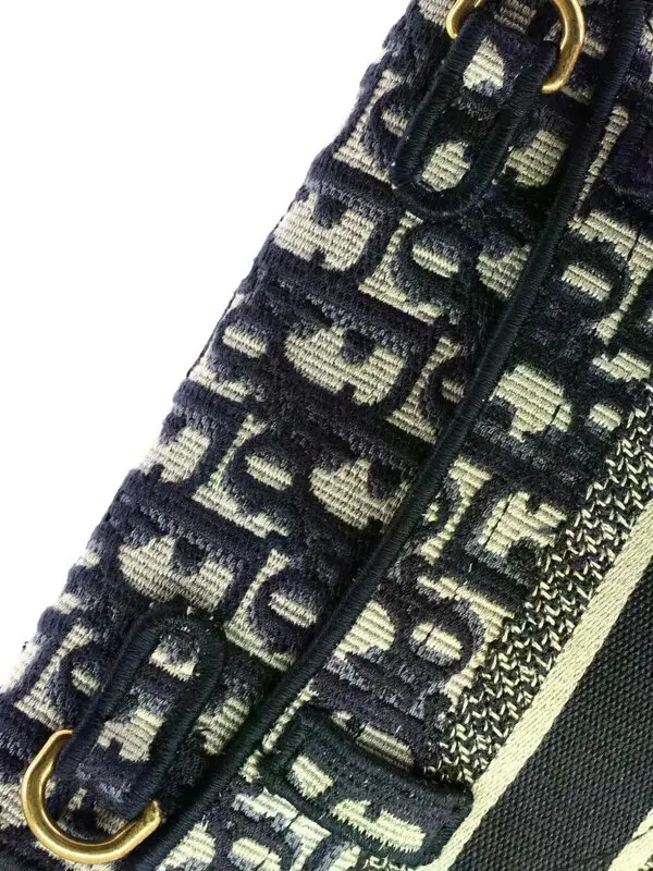 Dior Saddle Oblique Canvas Belt Bag - Blue