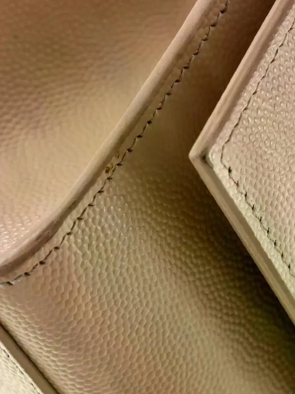 Saint Laurent Classic Monogram Grainy Leather Crossbody Bag