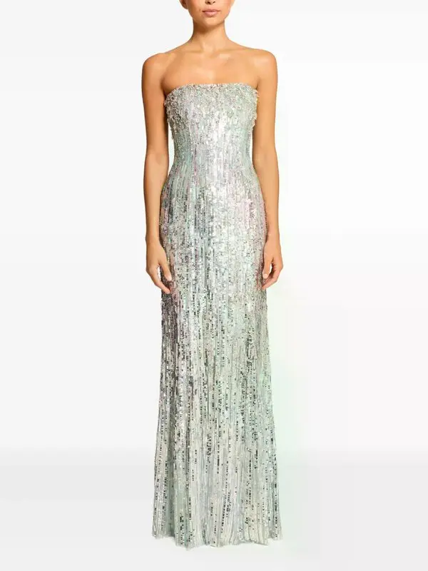 Jenny Packham Honesty Sequin-embellished Maxi Dress