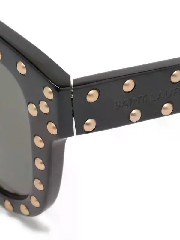 Saint Laurent Studded Square Sunglasses