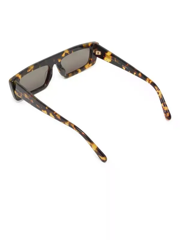 Stella McCartney Tortoiseshell Rectangle Sunglasses