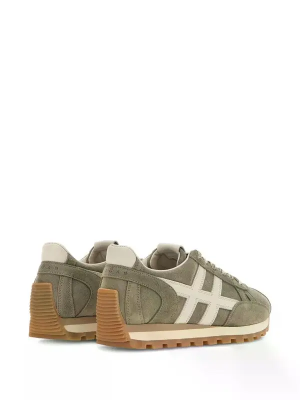 Hogan H671 86er Lace-up Fastening Sneakers - Green