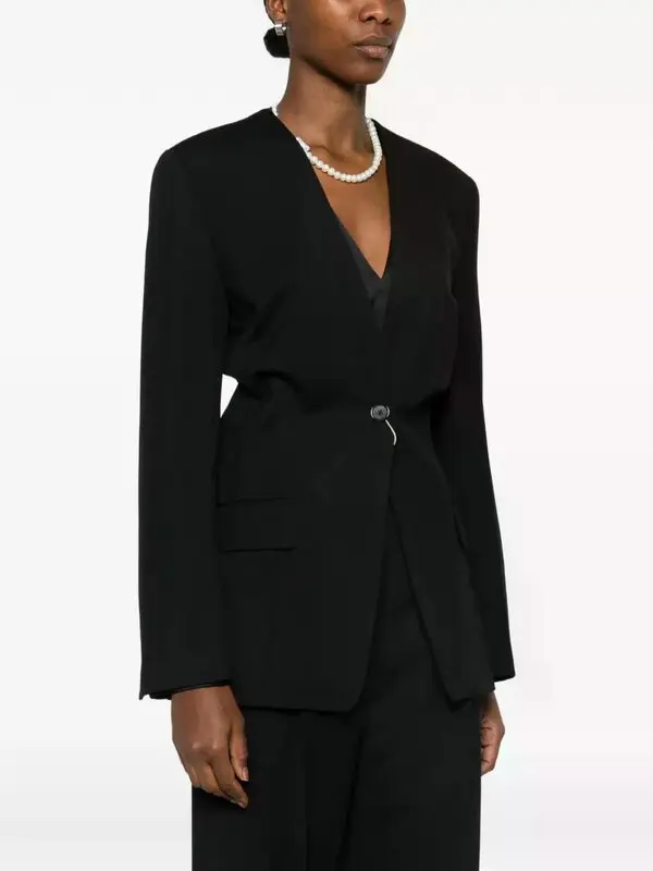TOTEME Slouch Single-button Blazer - Black