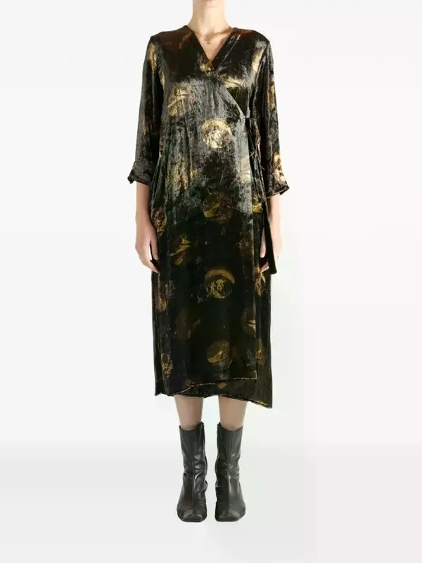 UMA WANG Anthea Tie-waist Midi Dress