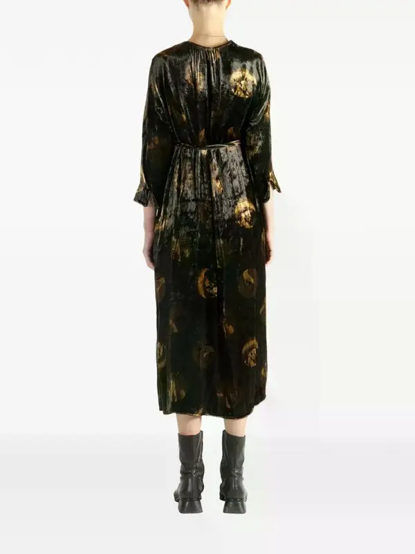 UMA WANG Anthea Tie-waist Midi Dress
