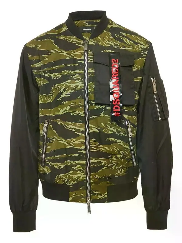 Dsquared2 Camouflage-pattern Bomber Jacket