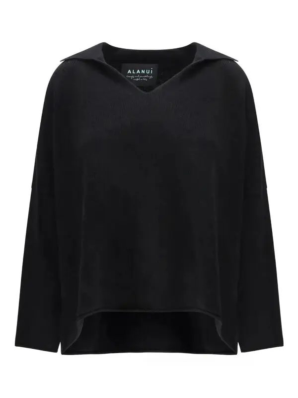 Alanui V-neck Long Sleeve Sweater