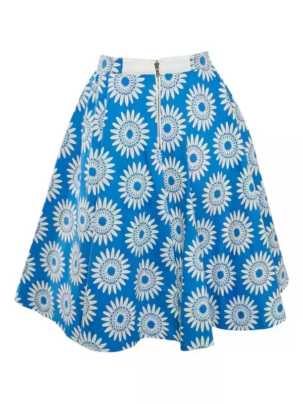 Alice + Olivia Floral-pattern Midi Skirt