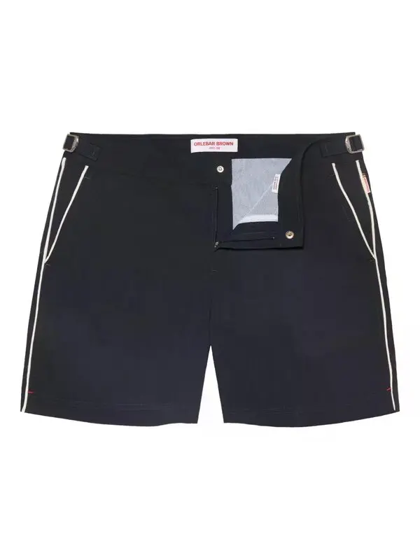 Orlebar Brown Bulldog Piped-trim Swim Shorts - Blue