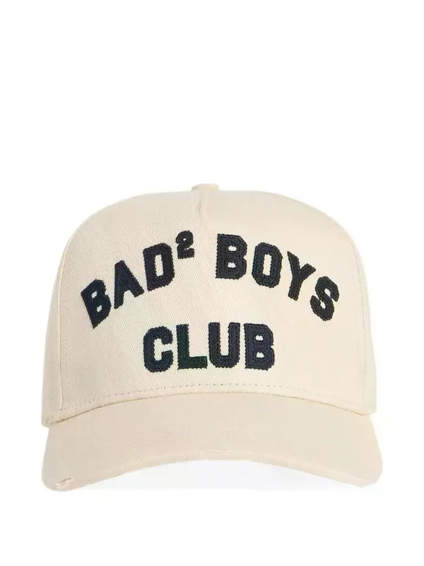 Dsquared2 College Baseball Cap With Logo Embroidery - Neutrals