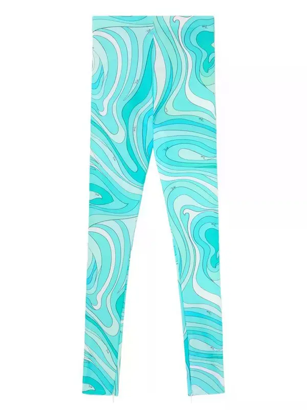 Emilio Pucci Labirinto-print Leggings