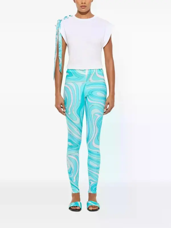Emilio Pucci Labirinto-print Leggings