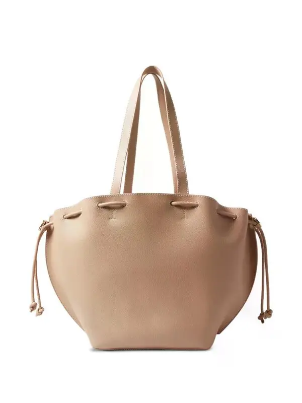 Claudie Pierlot Grained Leather Tote Bag