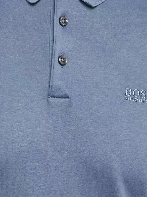 BOSS Long-sleeve Polo Shirt - Blue