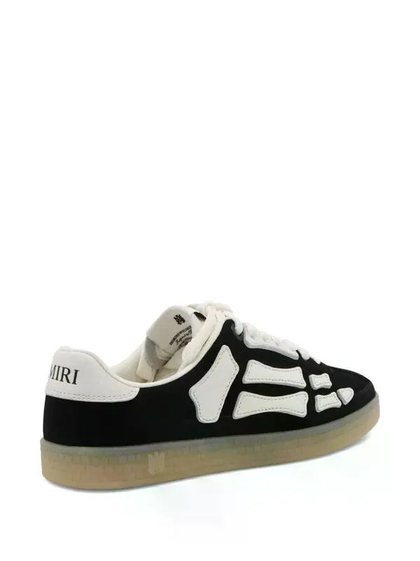 Amiri Bone Appliqué Sneakers - Black