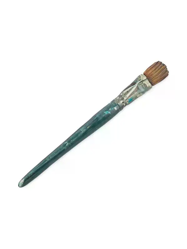 Moschino Brush-motif Brooch - Green