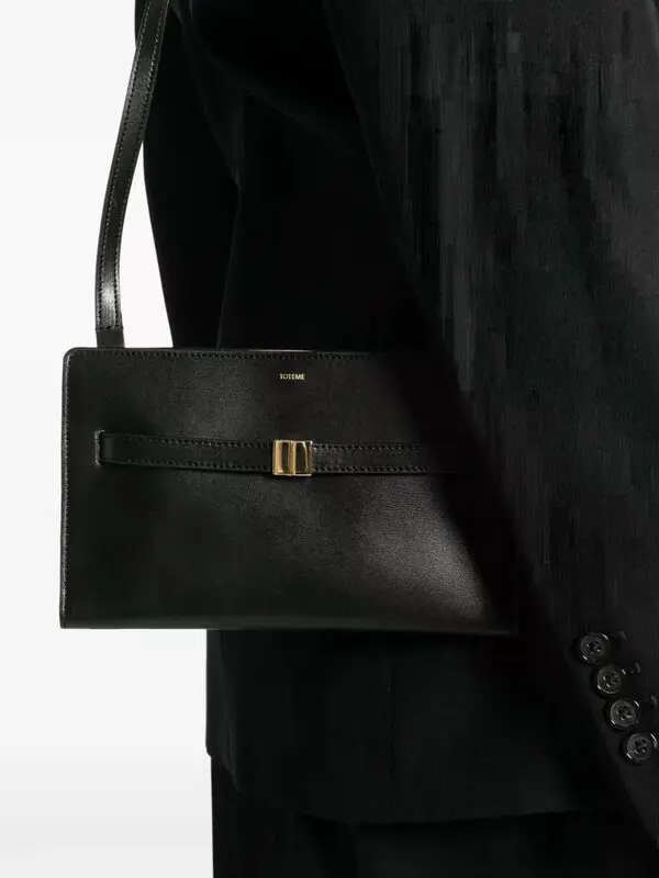 TOTEME Belted Cross Body Bag - Black