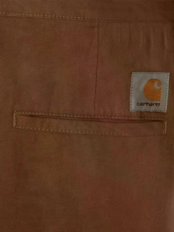Carhartt Work In Progress Buttoned Logo-patch Trousers