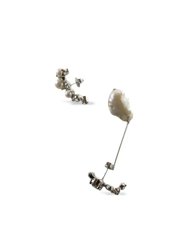 Givenchy Asymmetric Embellished Earrings