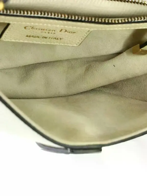 Dior Saddle Handbag Leather Shoulder Bag