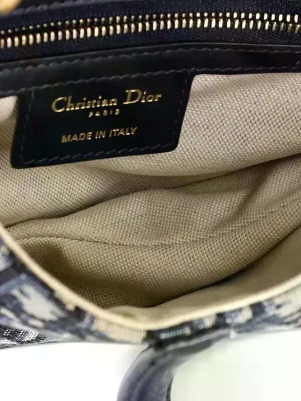 Dior Saddle Handbag Oblique Canvas - Blue
