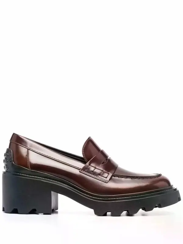 TOD'S Leather Penny Loafers
