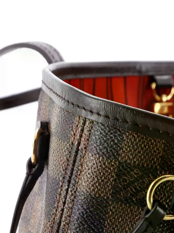LOUIS VUITTON Neverfull Damier Pm Tote Bag - Brown
