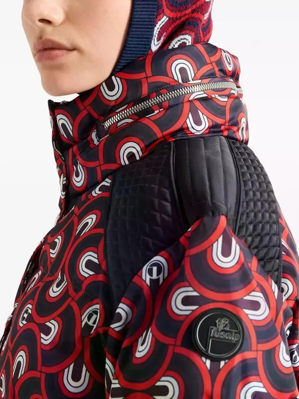 Fusalp Quilted Ski Jacket - Red
