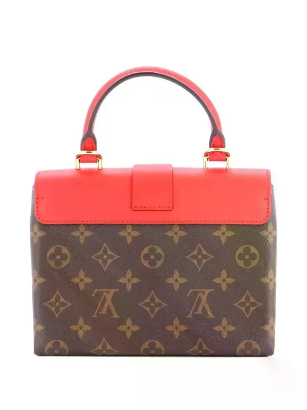 LOUIS VUITTON Locky Bb Satchel Handbag Monogram Canvas With Leather - Brown
