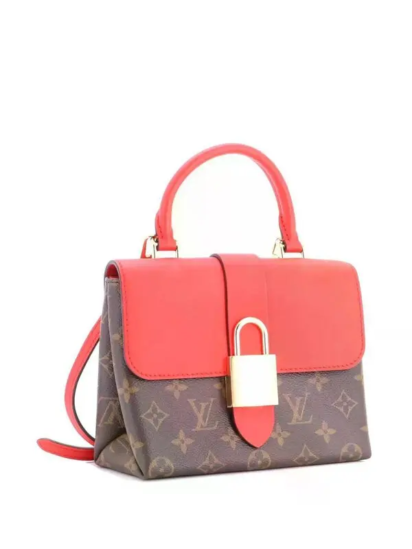 LOUIS VUITTON Locky Bb Satchel Handbag Monogram Canvas With Leather - Brown
