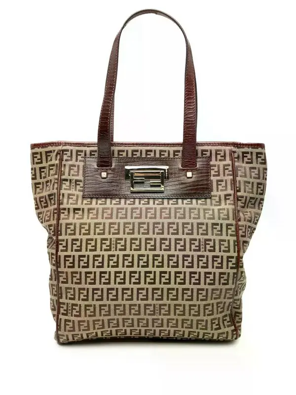 Fendi 2000-2010 Zucchino Canvas Tote Bag