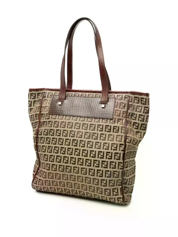 Fendi 2000-2010 Zucchino Canvas Tote Bag