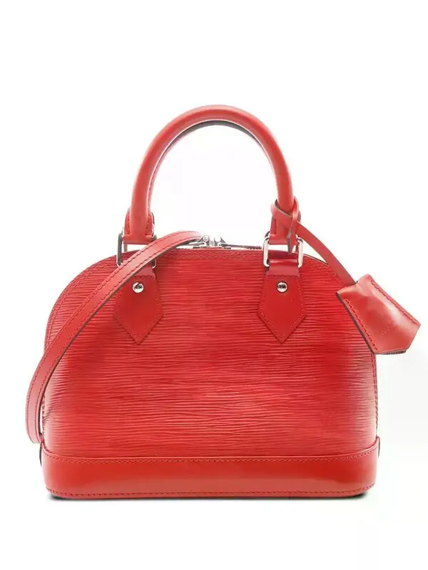 LOUIS VUITTON 2014 Epi Alma Bb Satchel - Red